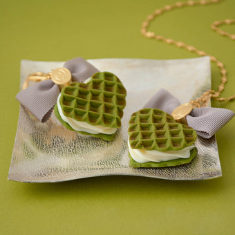 Matcha Waffle Bag Charm【Japan Jewelry】 – Japan Jewelry Brand Q-pot ...