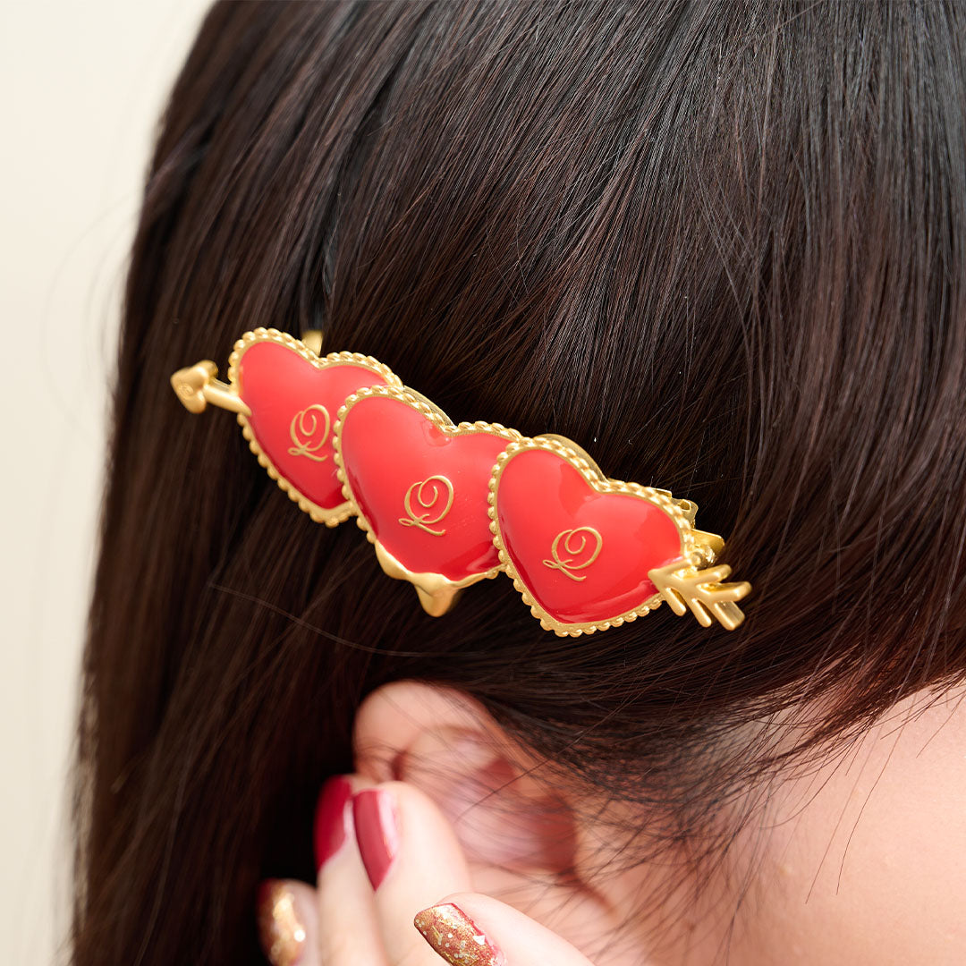 Arrow Heart Barrette【Japan Jewelry】 – Japan Jewelry Brand Q-pot ...