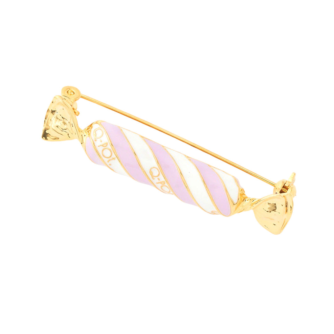 Stripe Candy Brooch (Blueberry)【Japan Jewelry】 – Japan Jewelry Brand Q ...