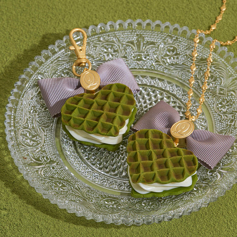 Matcha Waffle Bag Charm【Japan Jewelry】 – Japan Jewelry Brand Q-pot ...