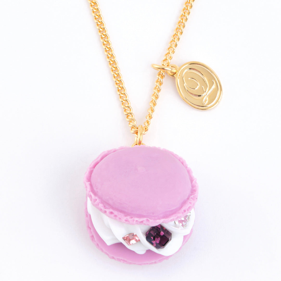 Jewel Blueberry Macaron Necklace【Japan Jewelry】 – Japan Jewelry Brand Q-pot. International ...