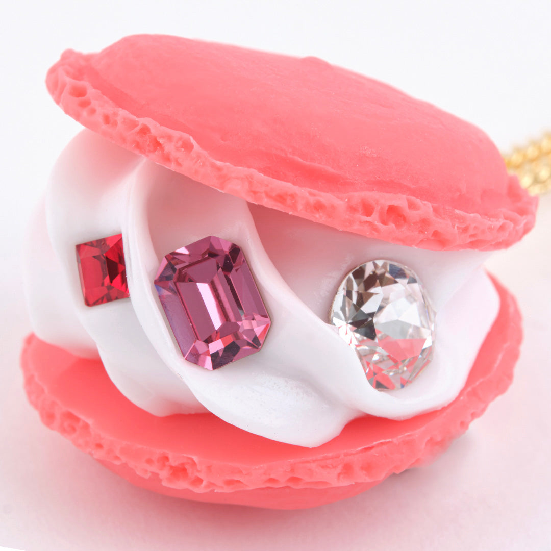 Jewel Cassis Macaron Necklace【Japan Jewelry】 – Japan Jewelry Brand Q ...