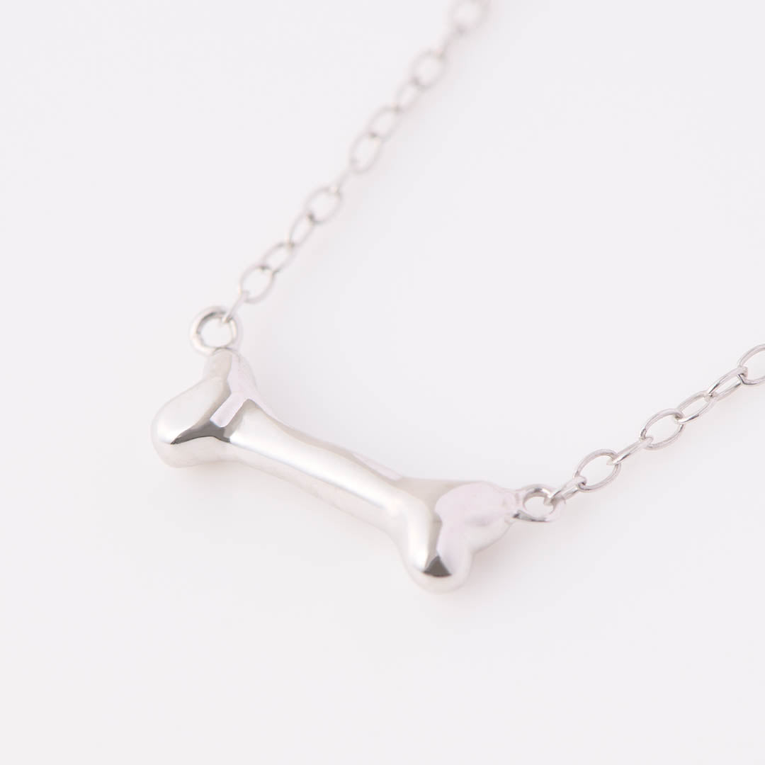 【925 Silver】Secret Bone Necklace (Rhodium Plated)【Japan Jewelry ...