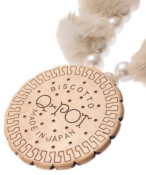 Fluffy Round Biscuit Necklace【Japan Jewelry】 – Japan Jewelry Brand Q ...
