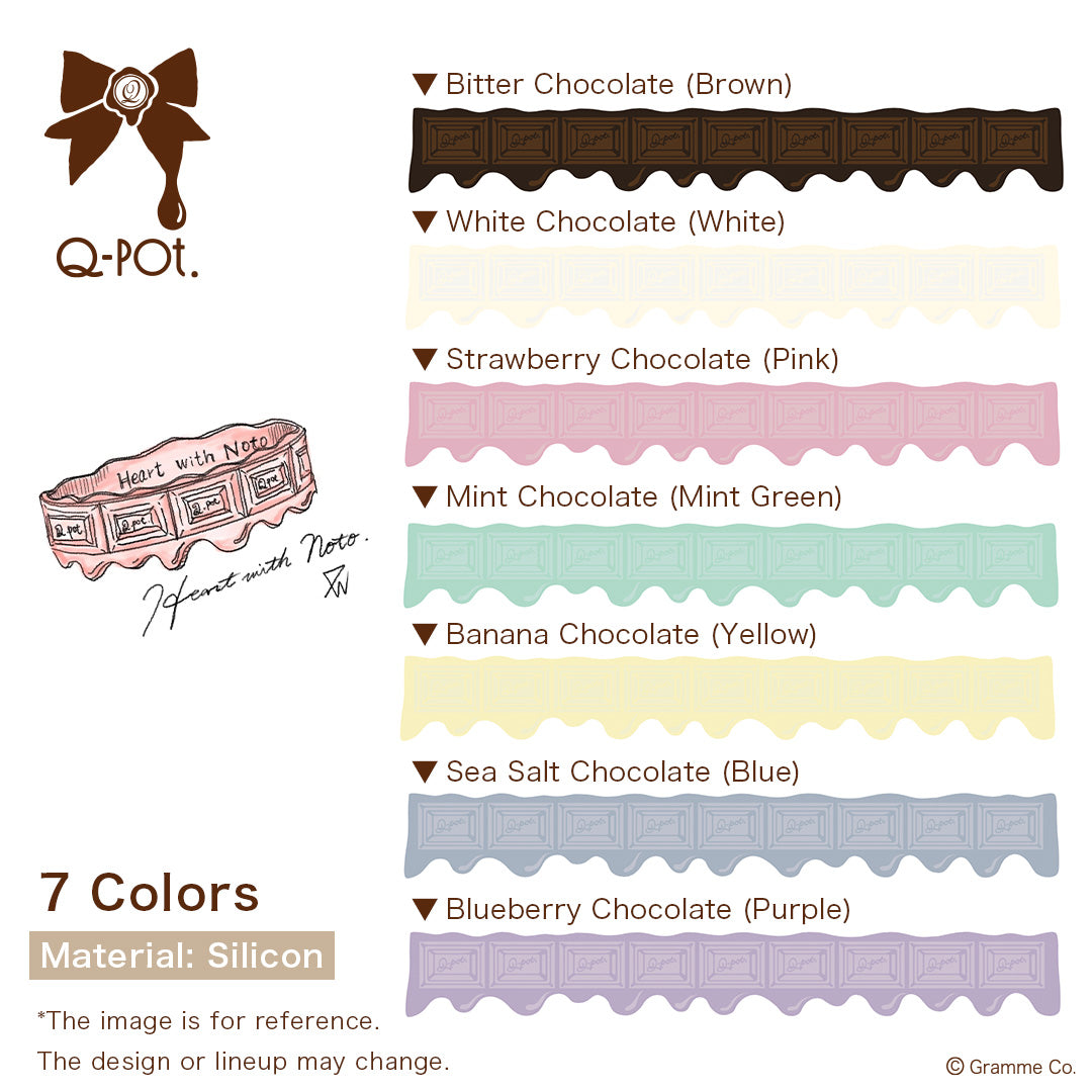 Melty Peace Chocolate Band【Donation】 – Japan Jewelry Brand Q-pot ...