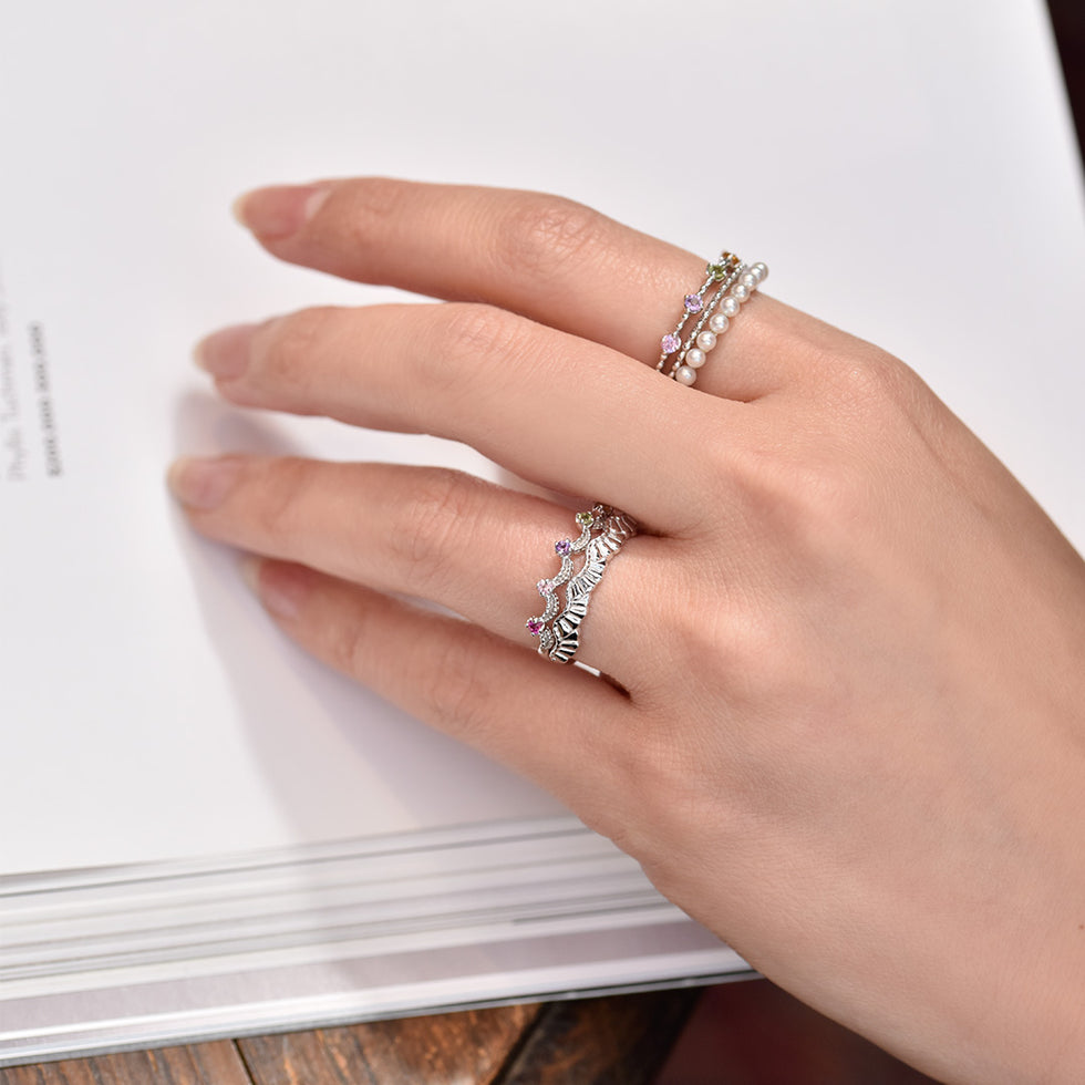 【10K Gold / Order Jewelry】Sparkling Mix Fruits Ring【Japan Jewelry ...
