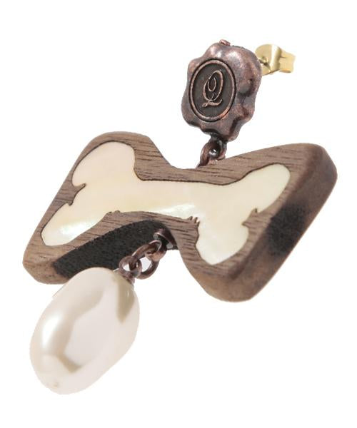Ribone Bone Pierced Earring (Single)【Japan Jewelry】 – Japan Jewelry ...