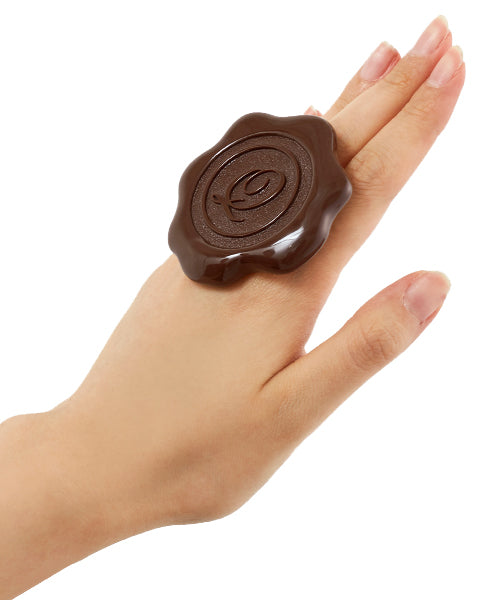 Sealing Wax Chocolate Ring【Japan Jewelry】 – Japan Jewelry Brand Q-pot ...